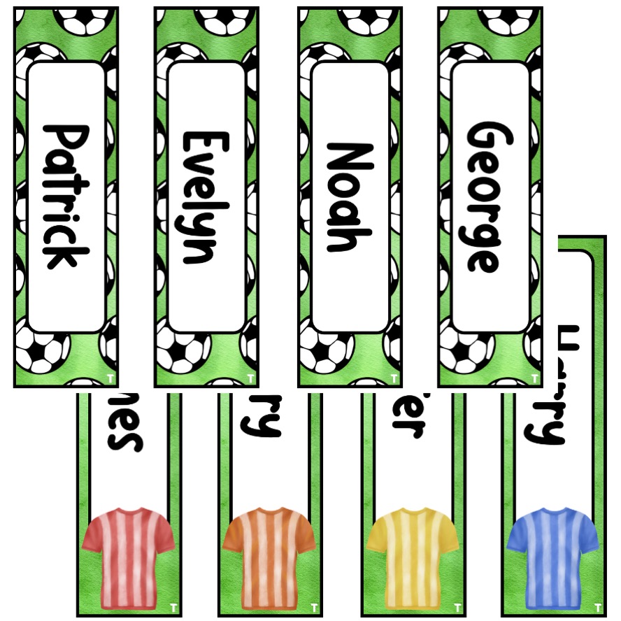 Bookmarks Soccer World Cup - Top Teacher