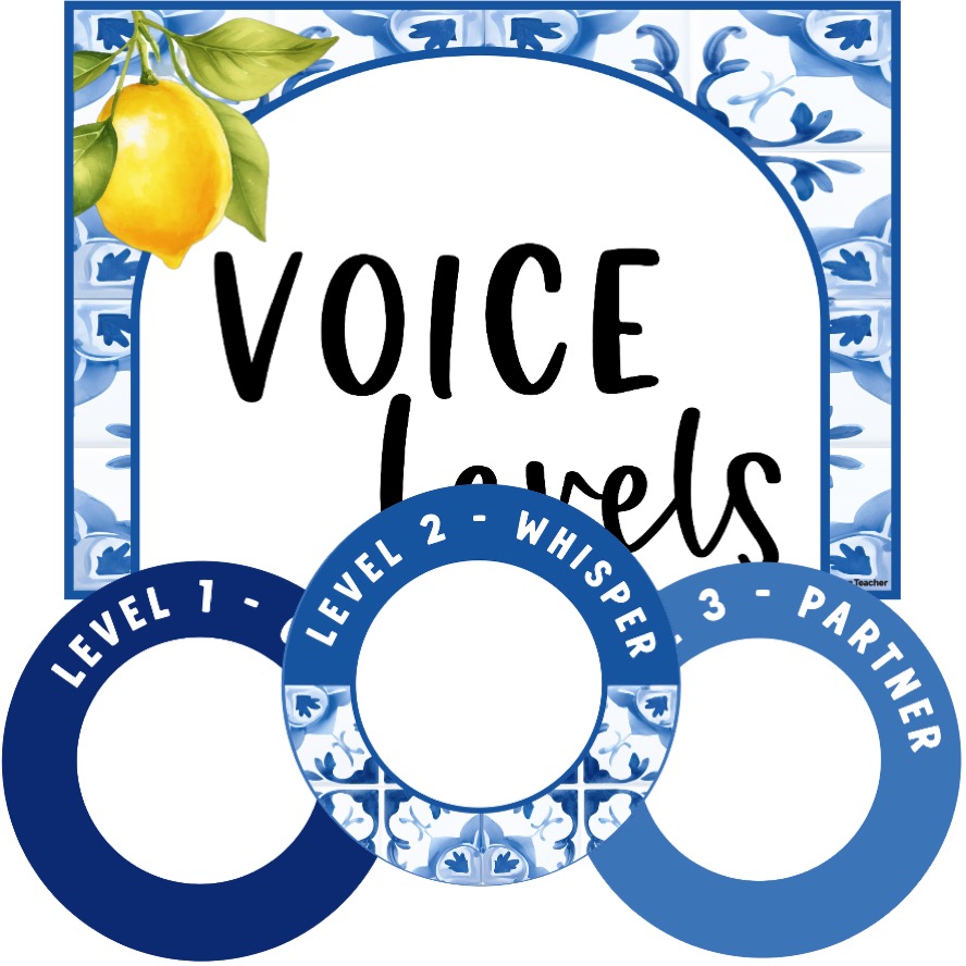 Voice/Noise Level Light Display Italian Summer - Top Teacher