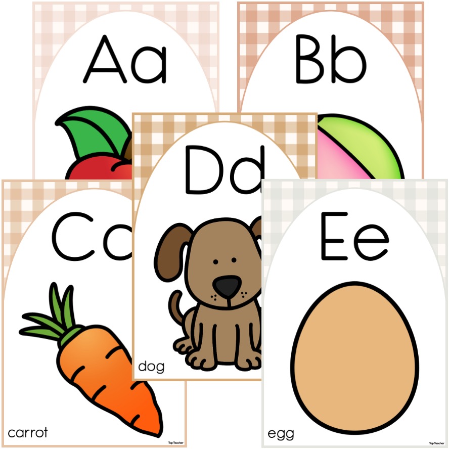 Alphabet Scenes - Top Teacher