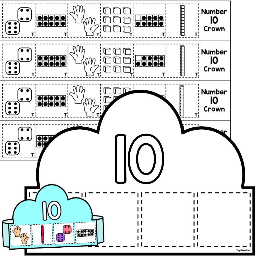 Number 10 Crown Craft - Top Teacher