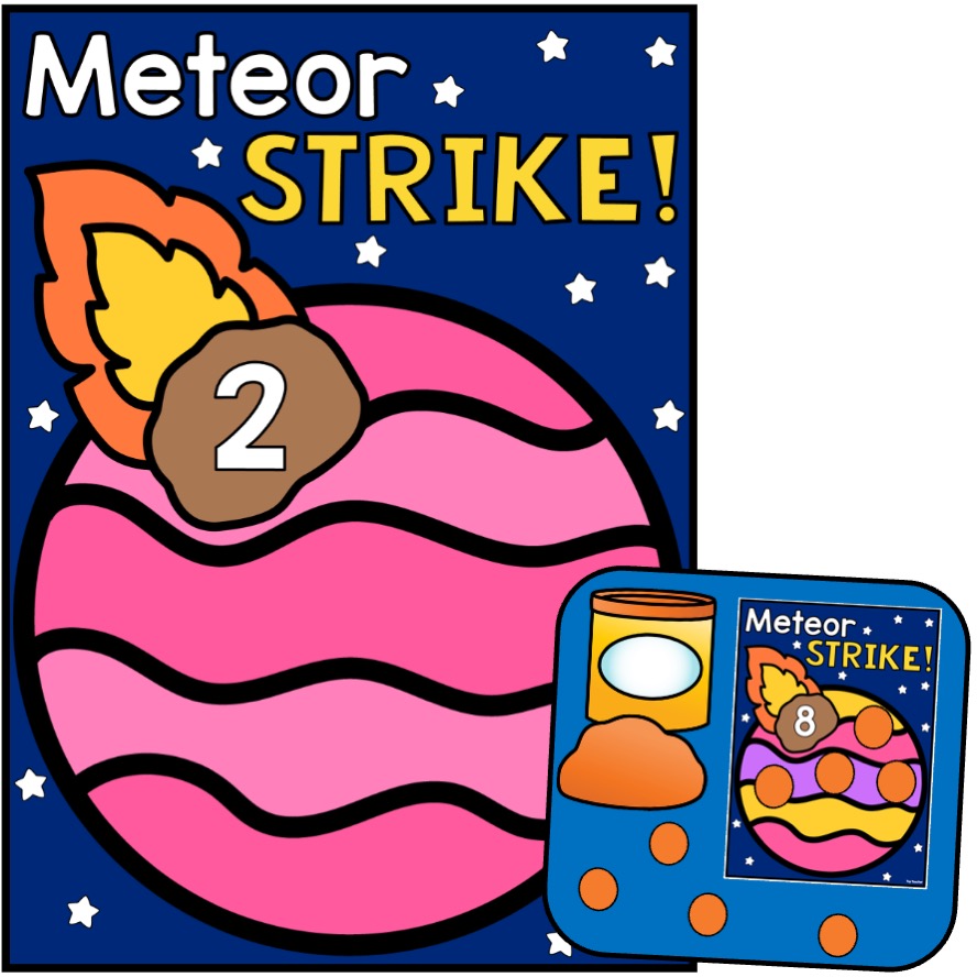 Meteor Strike: Numbers to 10 Activity - Top Teacher