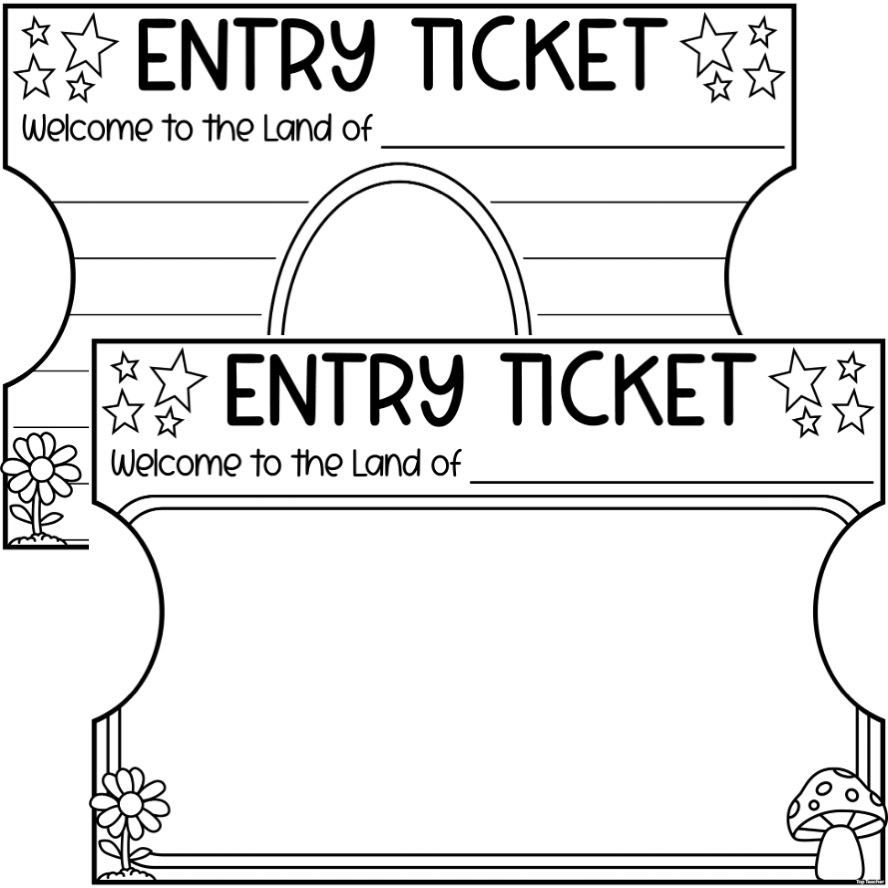 The Magic Faraway Tree Ticket Activity - Top Teacher