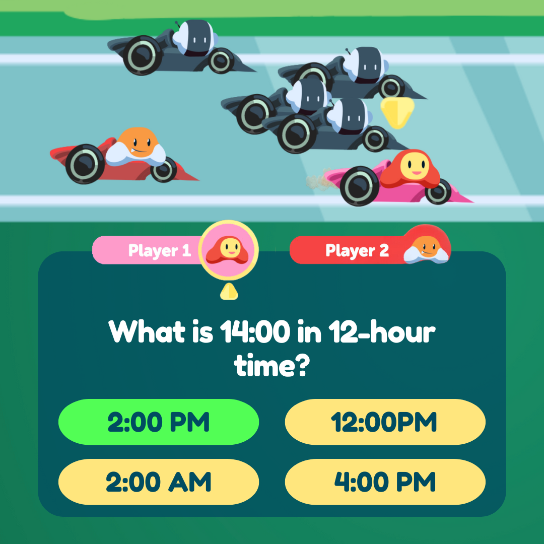 Converting & Comparing 12 & 24 Hour Time LET’S RACE - Top Teacher