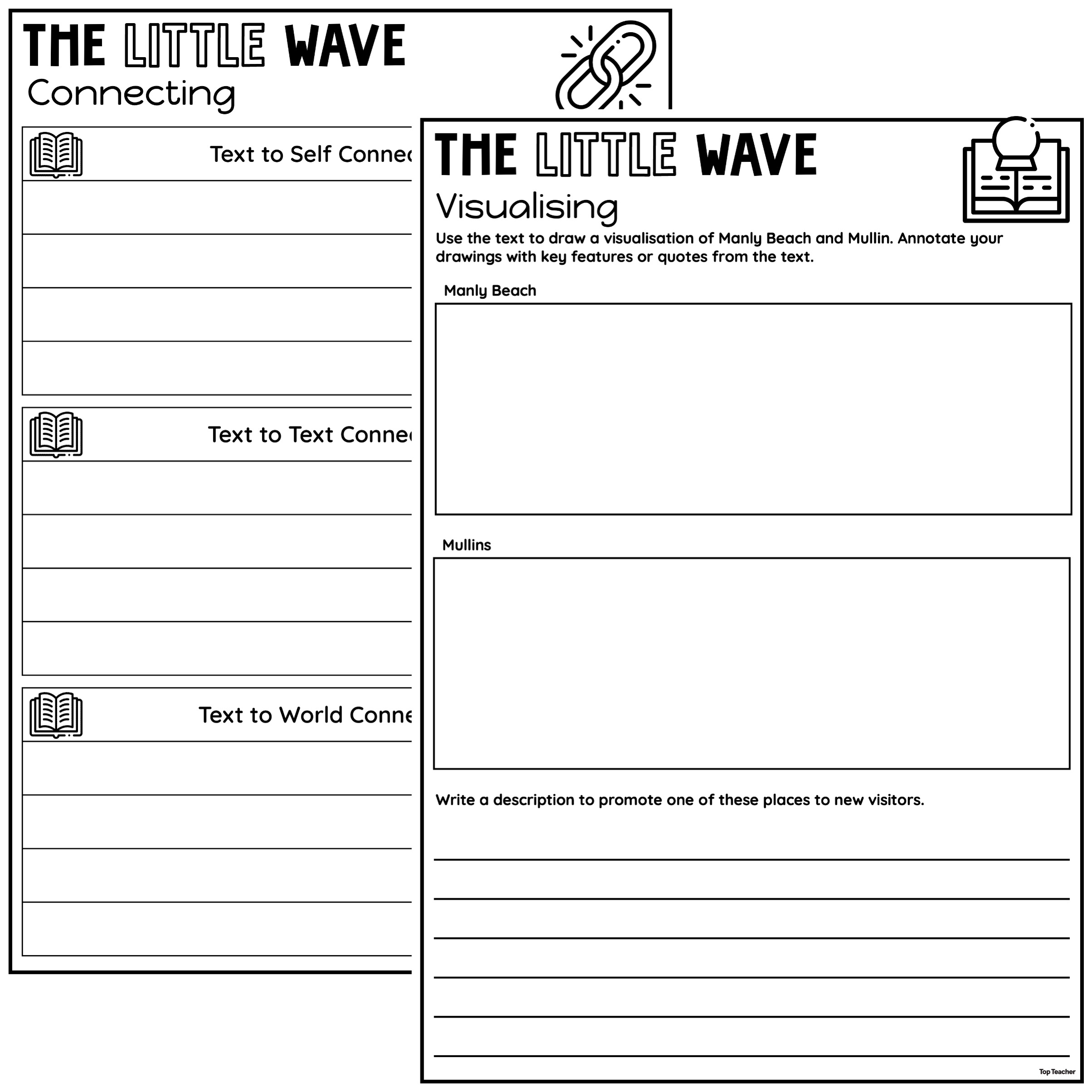 The Little Wave Comprehension Worksheets - Top Teacher
