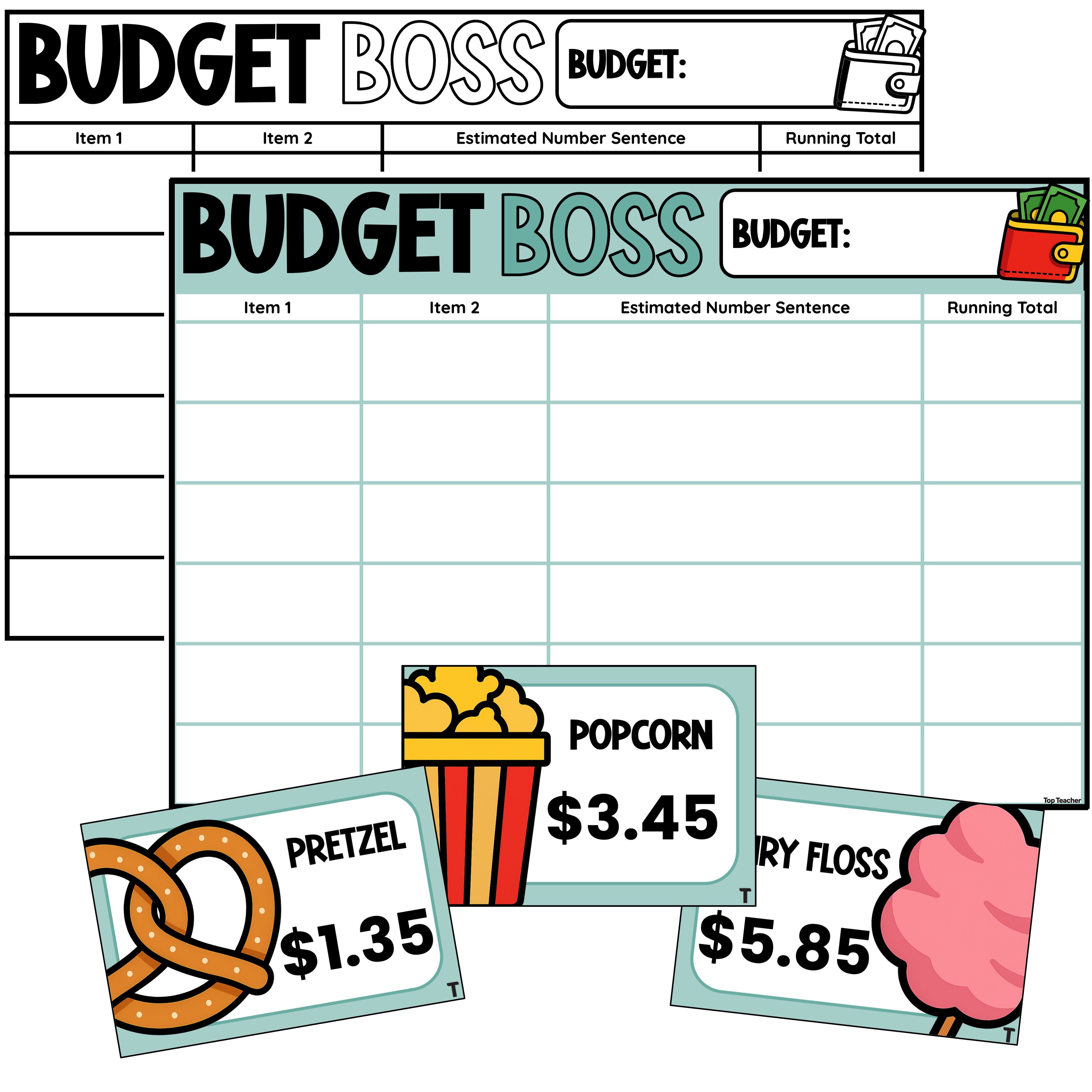 Budget Boss: Estimation Game - Top Teacher