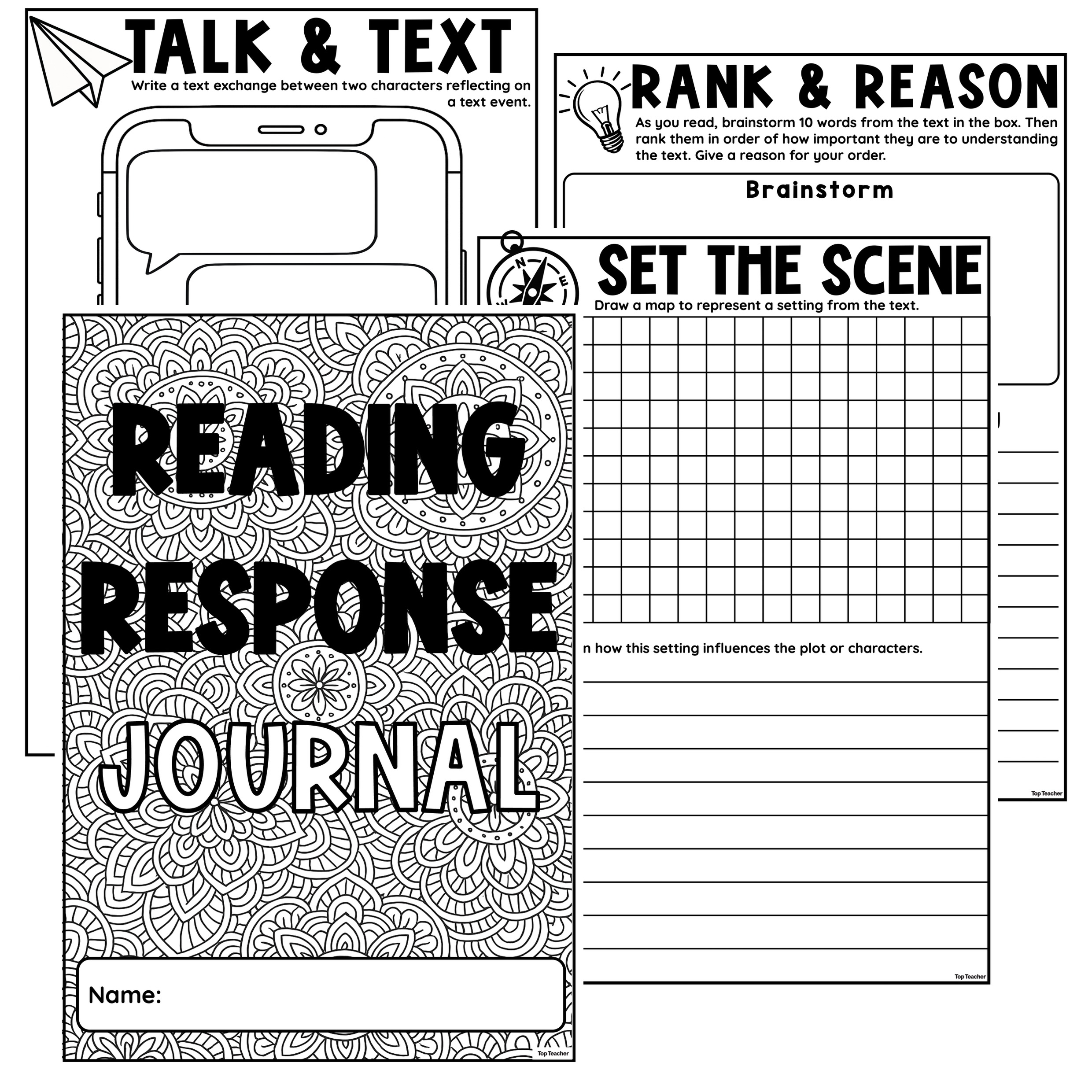 Year 5 and 6 Reading Response Journal - Top Teacher