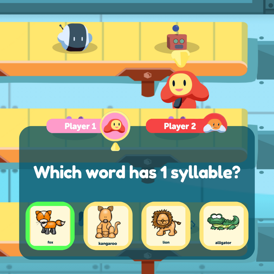Counting Syllables: Animals LET’S BUILD - Top Teacher