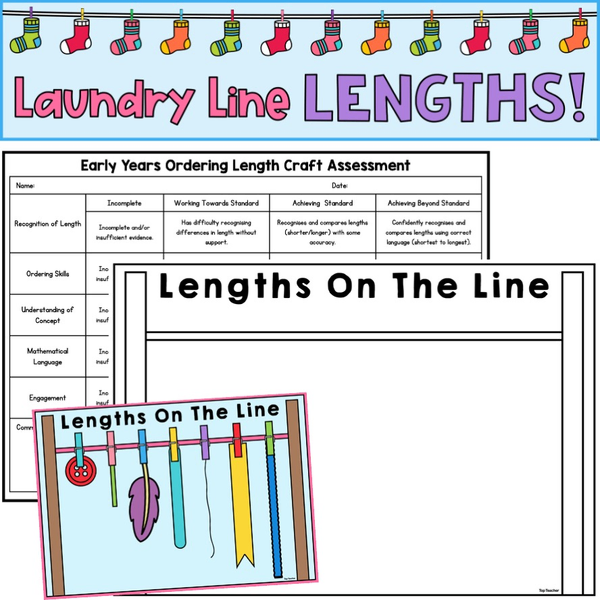 Ordering Length Craft Assessment: Early Years - Top Teacher