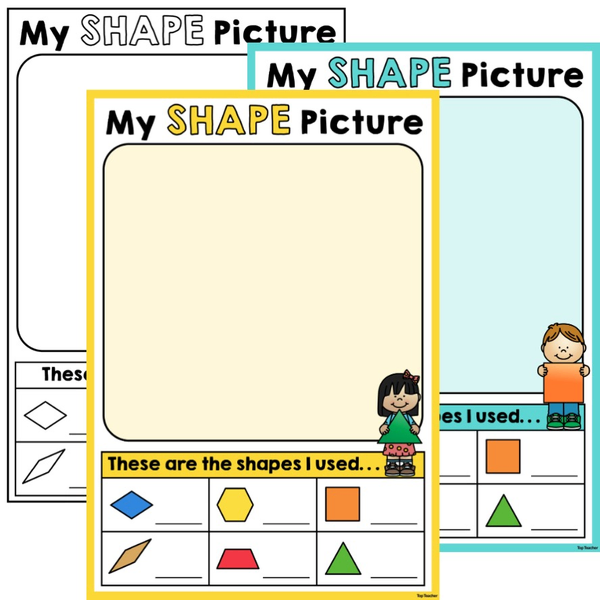 My 2D Shape Picture Activity - Top Teacher