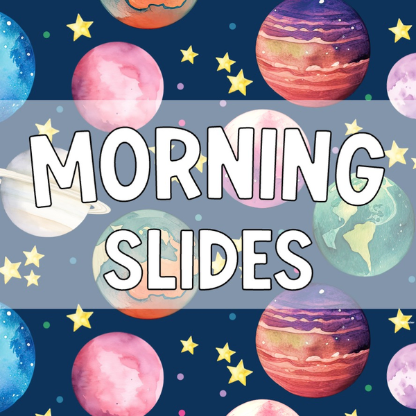 Good Morning Slides Colour Splash - Top Teacher