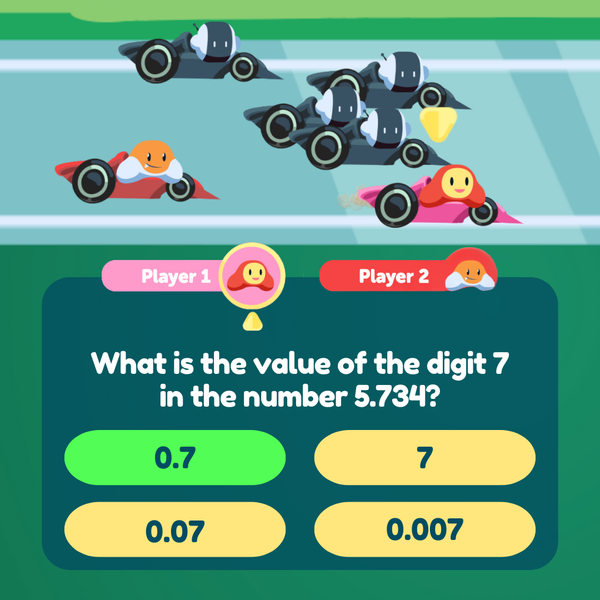 Ordering Decimals LET’S RACE - Top Teacher