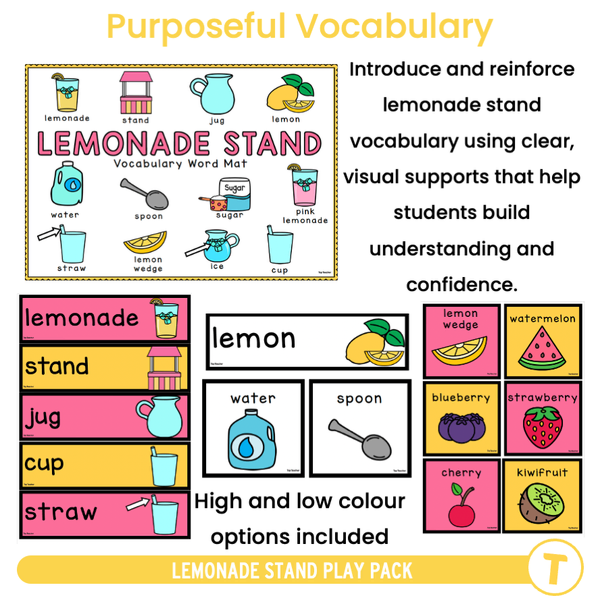 Lemonade Stand PLAY PACK - Top Teacher