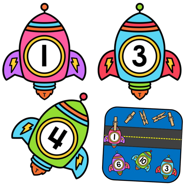 Rocket Runway: Numbers to 10 Activity - Top Teacher