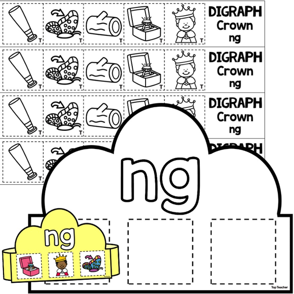 Digraph Crown: ng Craft - Top Teacher