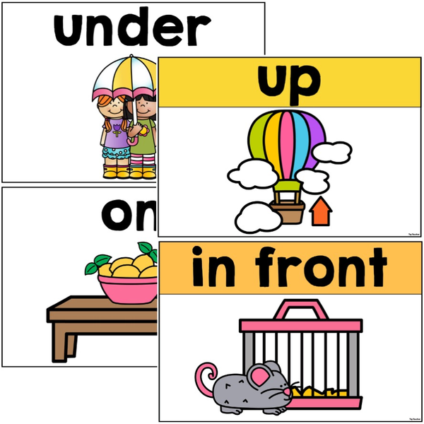 Positional Language Worksheets PACKAGE - Top Teacher