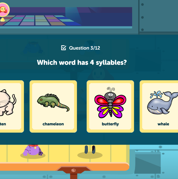 Counting Syllables: Animals LET’S BUILD - Top Teacher
