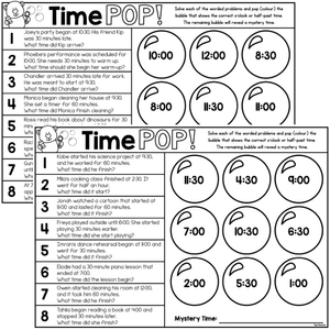 The Hickory Dickory Clock: Telling Time Game - Top Teacher
