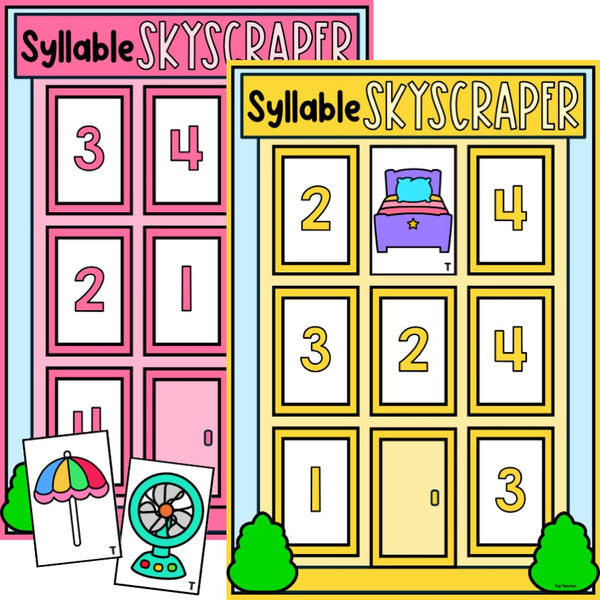 Syllable Skyscrapers Game - Top Teacher