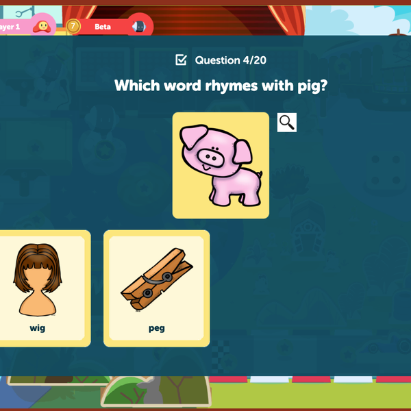 Match the Rhymes: CVC Words LET’S ROLL - Top Teacher