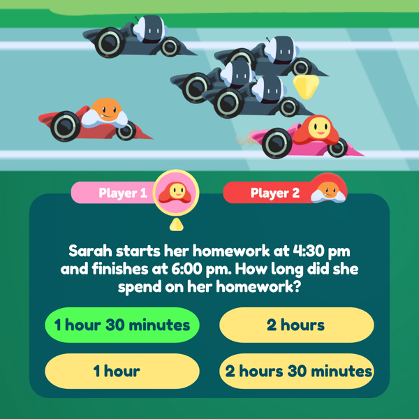 Duration of Time LET’S RACE - Top Teacher
