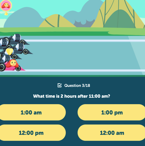 Duration of Time LET’S RACE - Top Teacher