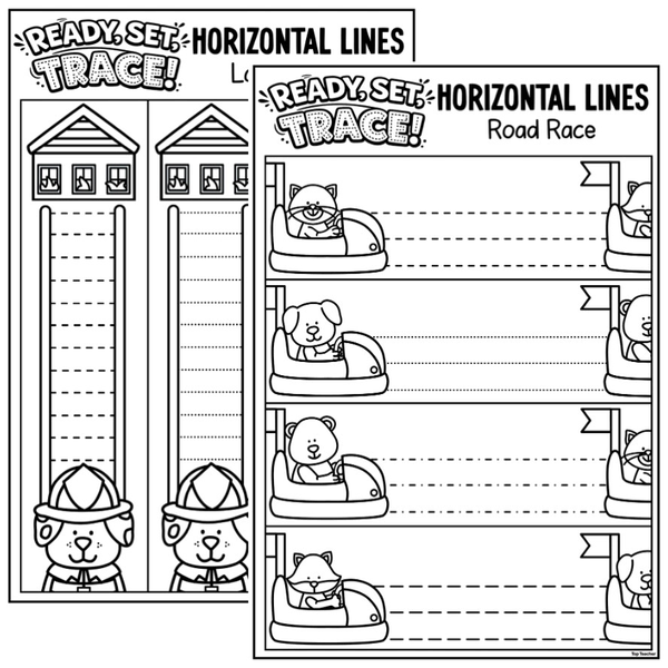 Pre-Writing Patterns: Zigzag Lines Worksheets - Top Teacher