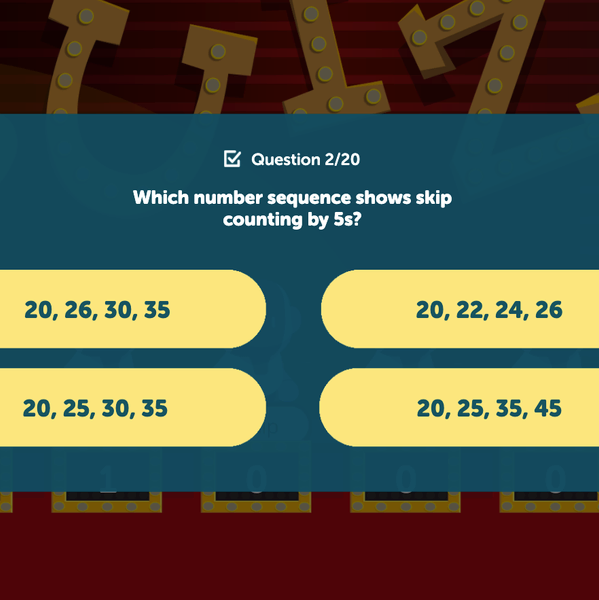 Skip Counting by 5s LET’S QUIZ - Top Teacher