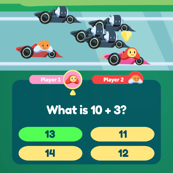Addition: Teens Numbers LET’S RACE - Top Teacher