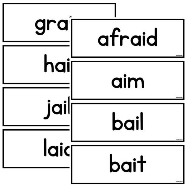 Decodable Word Cards: satpin - Top Teacher