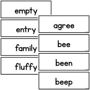Decodable Word Cards: satpin - Top Teacher