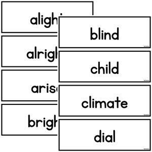 Decodable Word Cards: satpin - Top Teacher