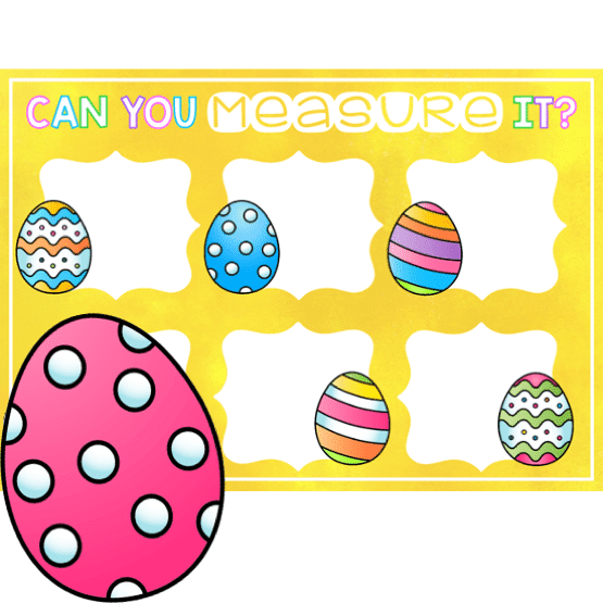 Easter Measure It! Informal Units Length Activity - Top Teacher