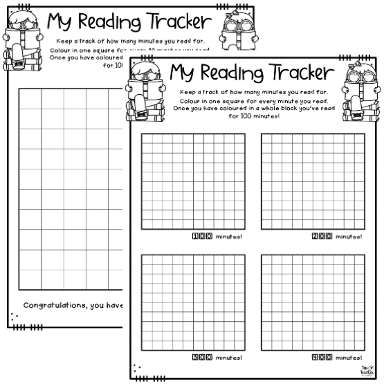 Home Reading Tracker - Top Teacher