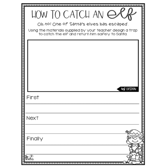 How To Catch An Elf Christmas Activity - Top Teacher