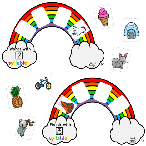Syllable Rainbows - Top Teacher