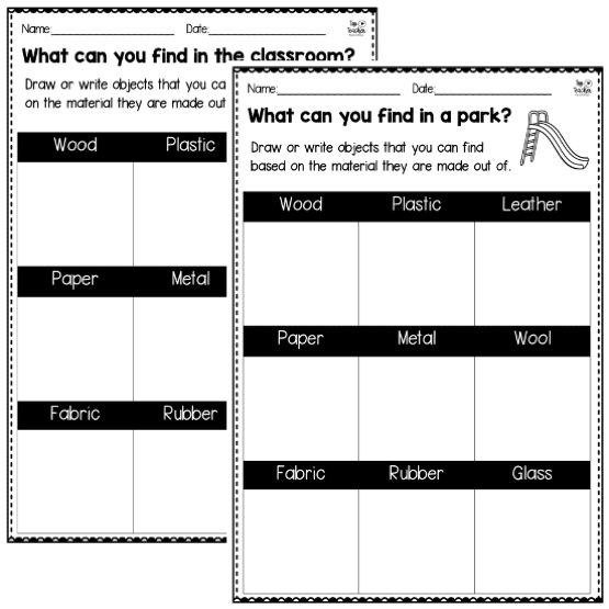 What Materials in this Object? - Top Teacher