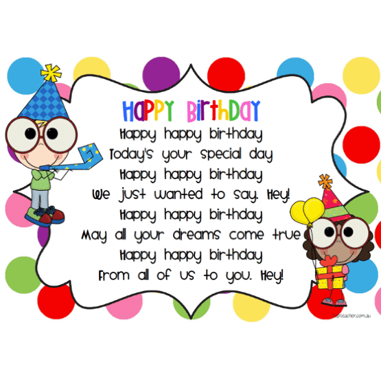 Birthday Songs - Top Teacher