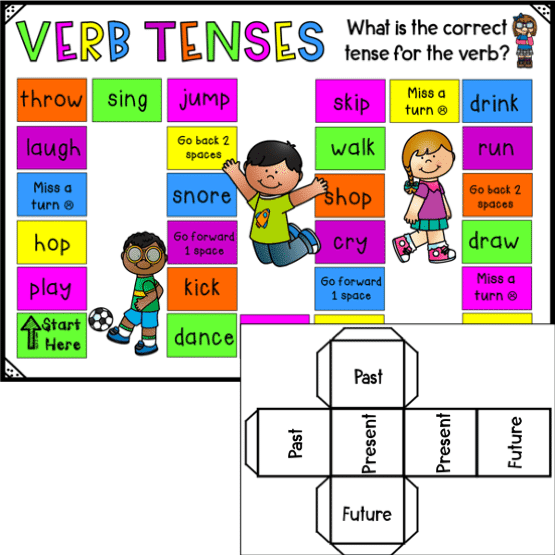 Verb Tenses Game - Top Teacher