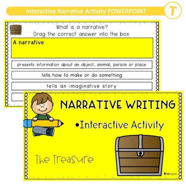 Interactive Narrative Activity POWERPOINT - Top Teacher