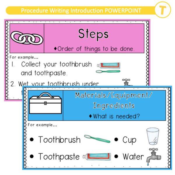 Procedure Writing Introduction POWERPOINT - Top Teacher