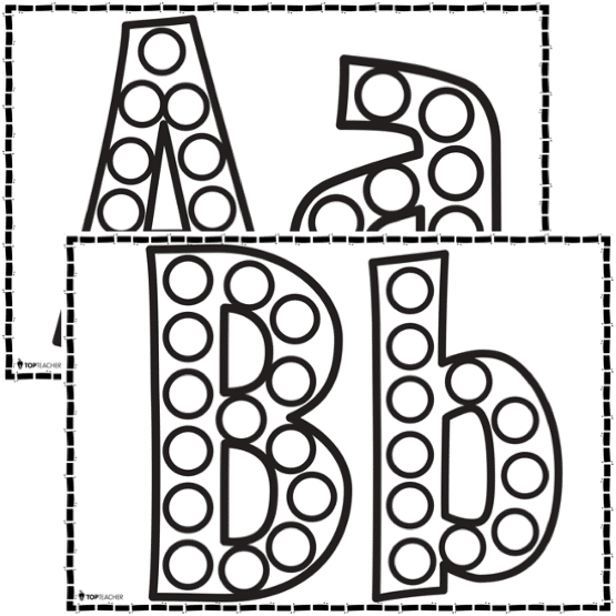 Alphabet Mats: Upper & Lower Case - Top Teacher