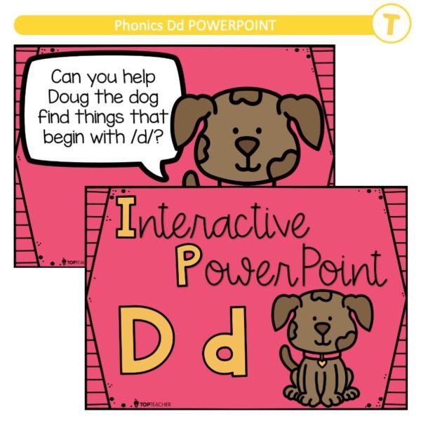 Phonics Dd POWERPOINT - Top Teacher