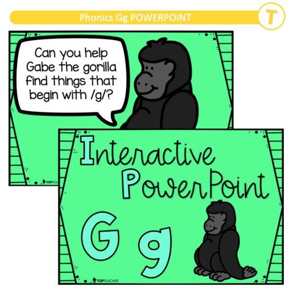 Phonics Gg POWERPOINT - Top Teacher