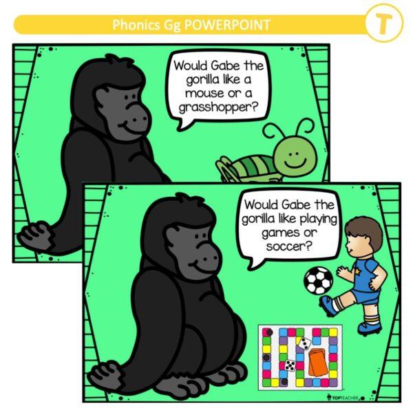 Phonics Gg POWERPOINT - Top Teacher