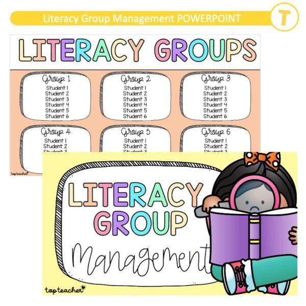 Literacy Group Management POWERPOINT - Top Teacher