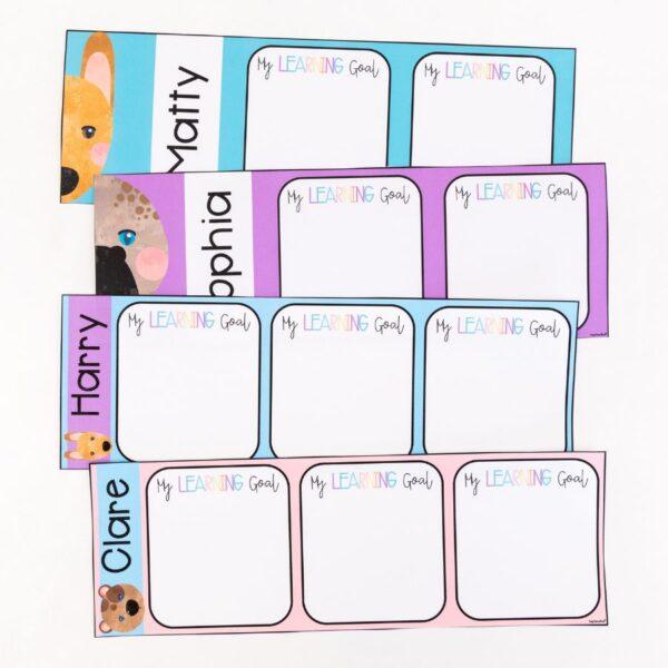 Learning Goal 2 Cards Animalia - Top Teacher