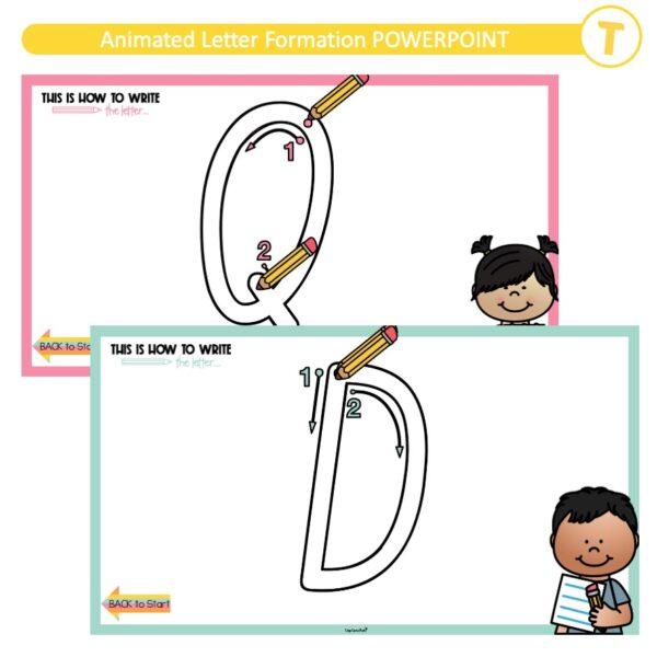 Animated Letter Formation POWERPOINT - Top Teacher