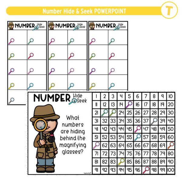 Number Hide & Seek POWERPOINT - Top Teacher
