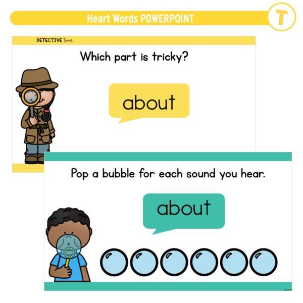 Heart Words POWERPOINT - Top Teacher