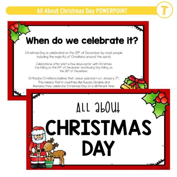 All About Christmas Day POWERPOINT - Top Teacher